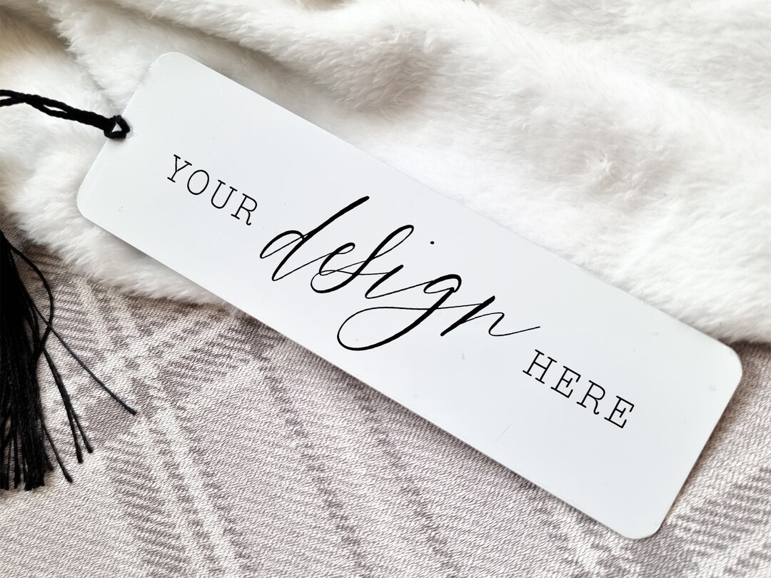Bookmark Mockup / Photoshop Smart Object / Digital Bookmark Smart ...