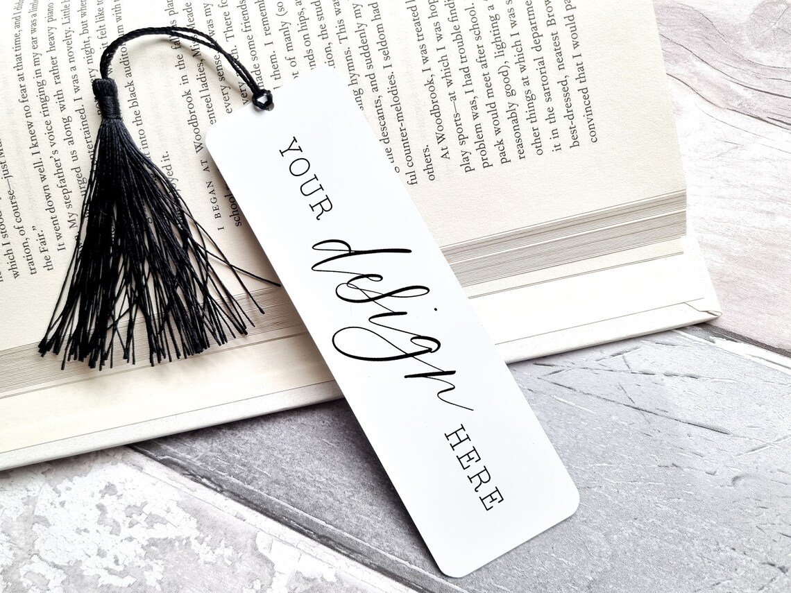 Bookmark Mockup / Photoshop Smart Object / Digital Bookmark Smart ...