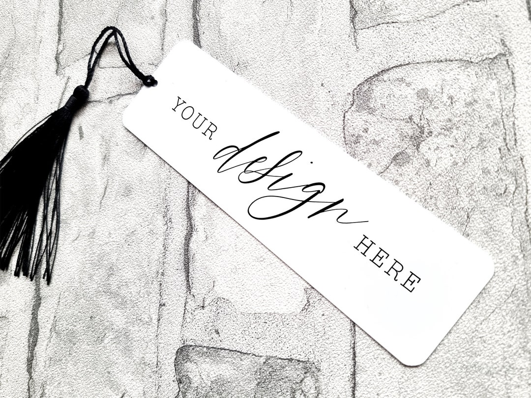 2X8 Bookmark Mockup / Photoshop Smart Object / Digital Bookmark Smart ...