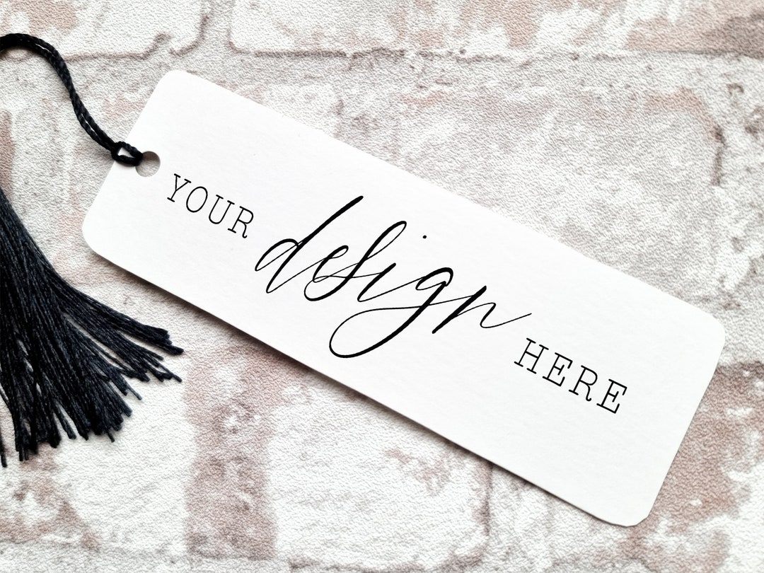 Bookmark Mockup / Photoshop Smart Object / Digital Bookmark Smart ...