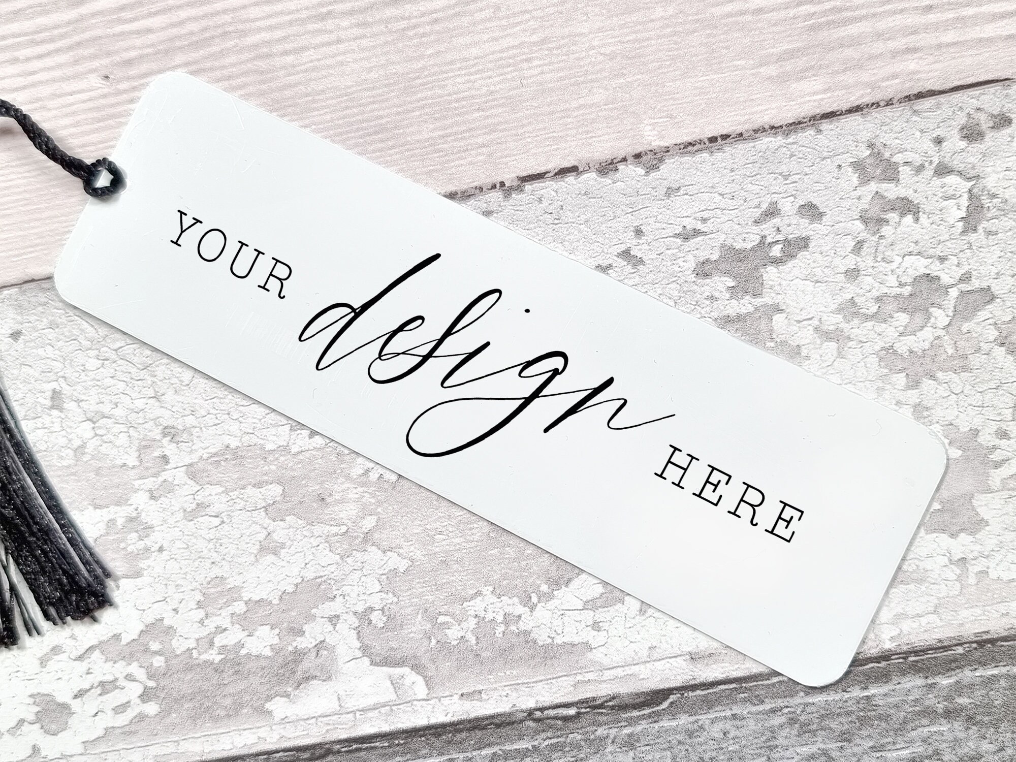Bookmark Mockup / Photoshop Smart Object / Digital Bookmark Smart ...
