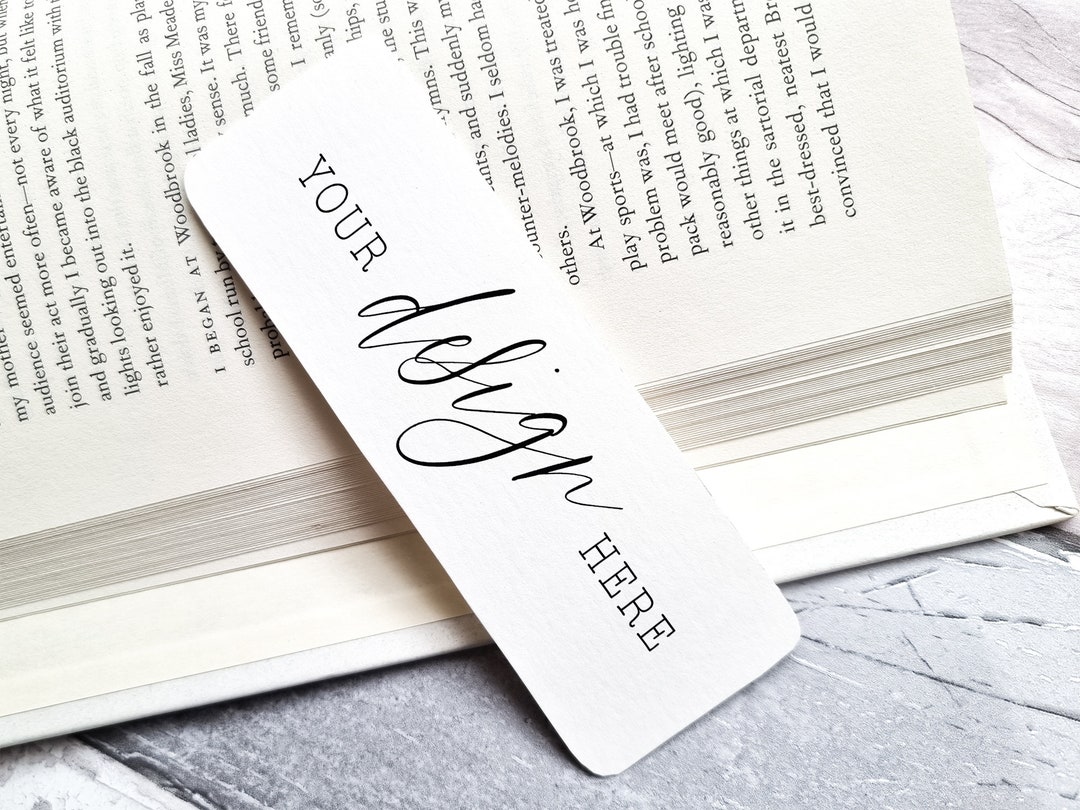 Bookmark Mockup / Photoshop Smart Object / Digital Bookmark Smart ...