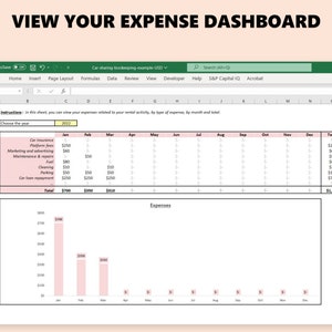 Professional Car Rental Accounting Excel Template - Track Income ...