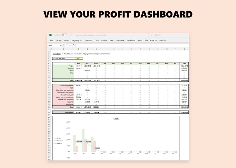 Property Rental Income And Expenses Spreadsheet Airbnb Income Etsy Property Rental Income And Expenses Spreadsheet Airbnb Income Etsy
