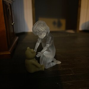 1:12 Scale Ghost Doll Miniature Little Boy Spooky Dollhouse Spirit With ...