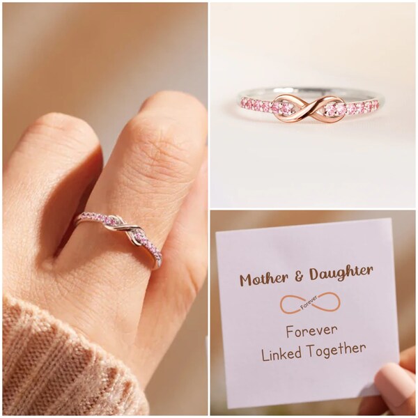 Mother Daughter Ring - Etsy