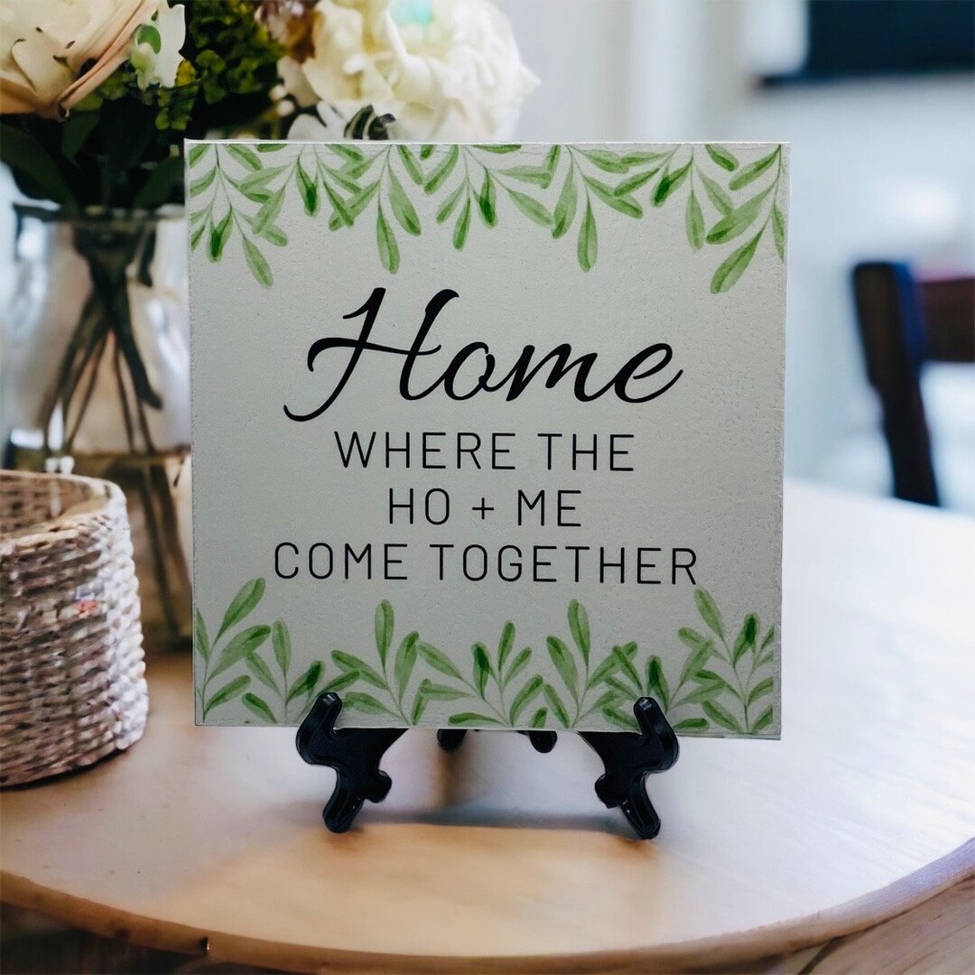 Home is Where Wooden Sign, Custom Wood Sign, Funny Valentines Day Gift ...