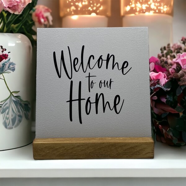 Wooden Door Welcome Sign - Etsy Canada