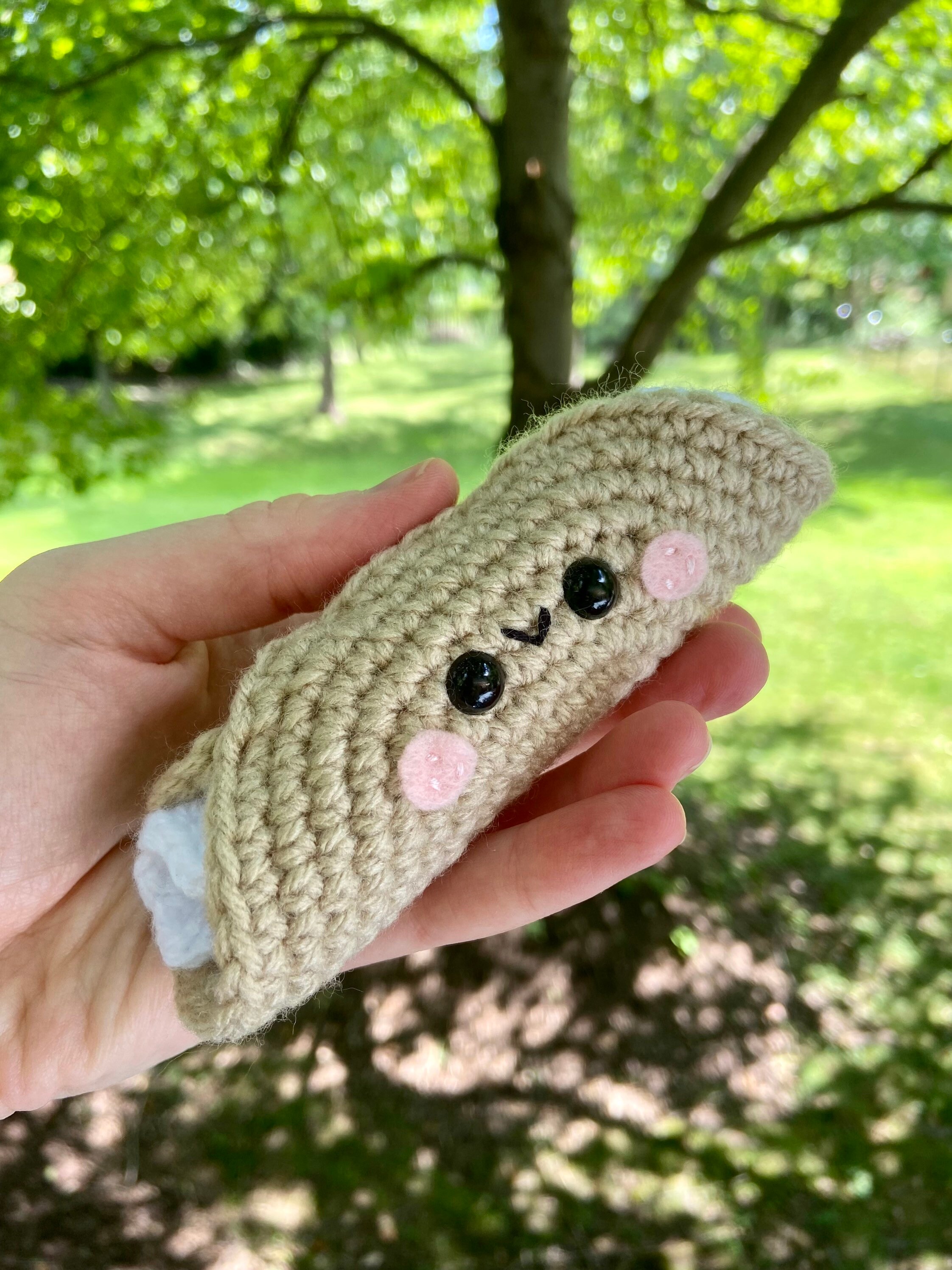 Crochet Cannoli Amigurumi Plush - Etsy
