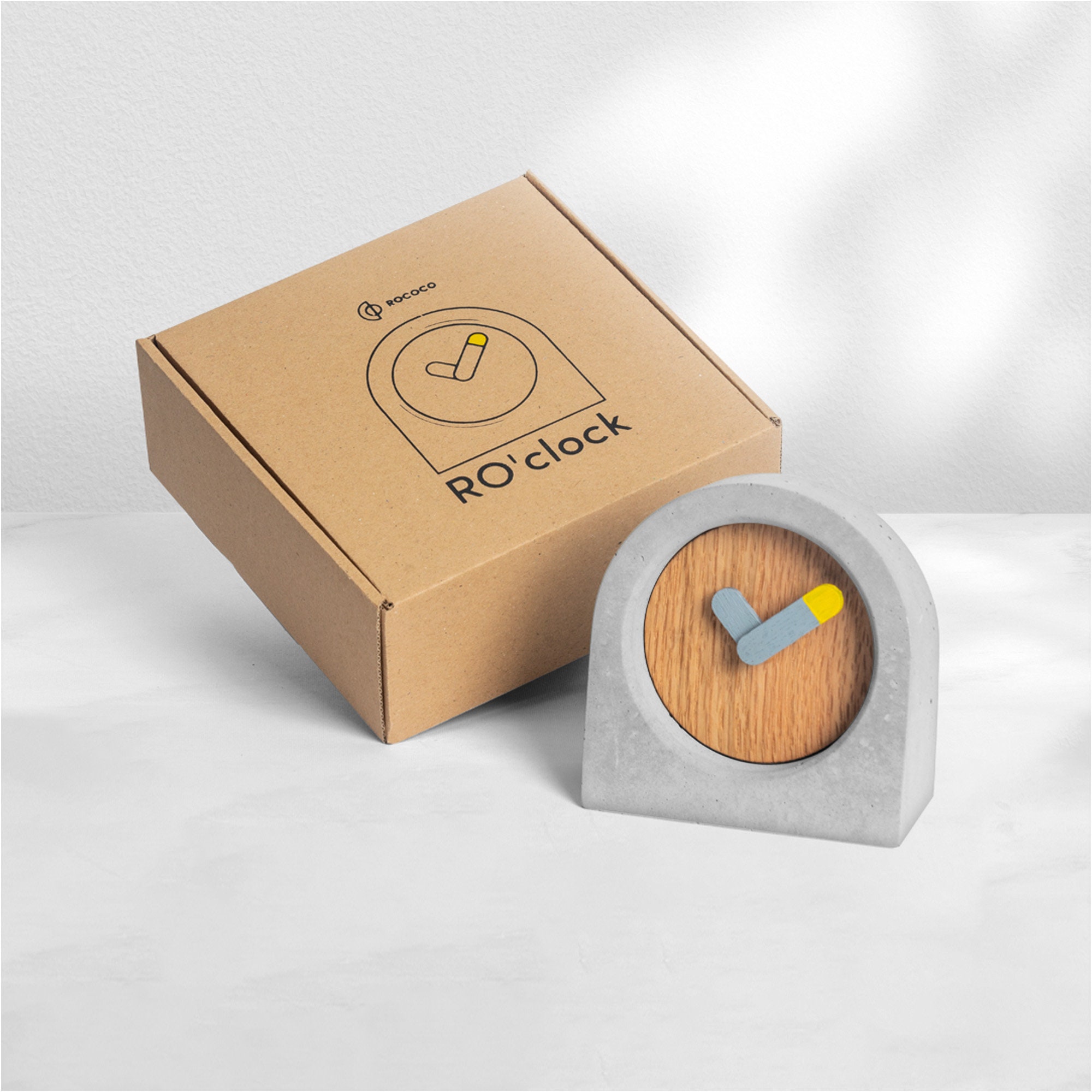 Ro'clock Concrete Clock || Desk Concrete Clock - Etsy