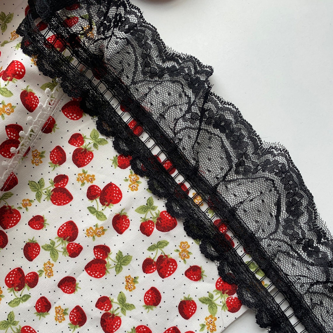 Alice Dress in Strawberry Cotton Handmade, Ethical, Size Inclusive ...