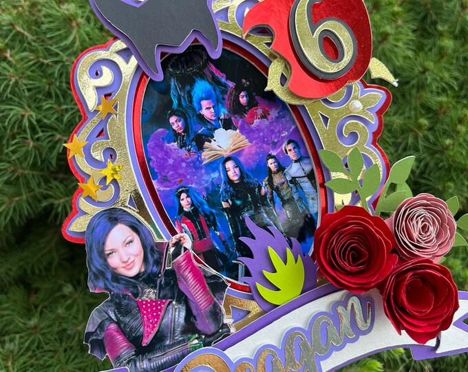 Villains Cake Topper / Custom Villains Cake Topper / Maleficent Cake ...