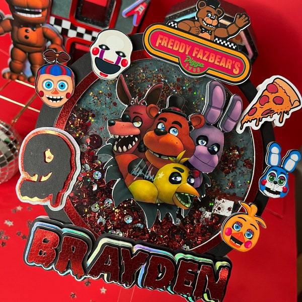 Five Nights at Freddys Cake Topper - Etsy