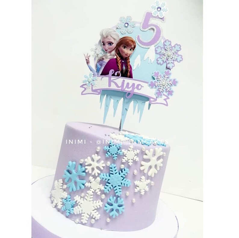 Frozen Cake Topper / Frozen 3D Topper / Frozen Topper / Frozen - Etsy