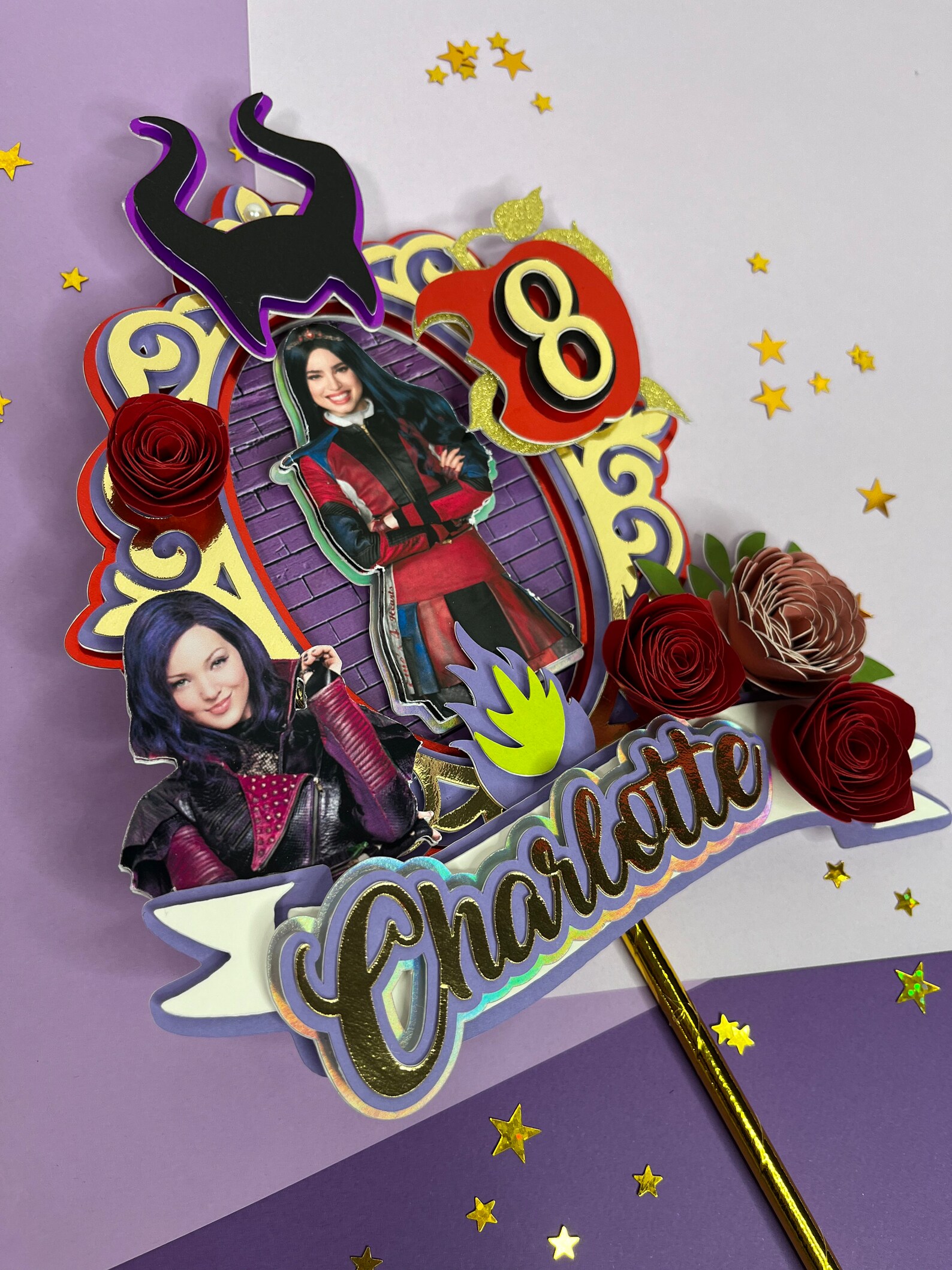 Descendants Cake Topper / Custom Descendants Cake Topper / - Etsy