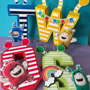 3D Letters / Personalized 3D Letters Party Decoration, Themed 3D ...