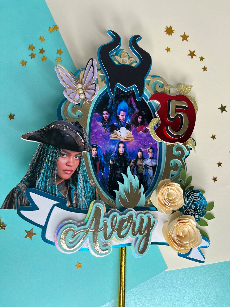 Descendants Cake Topper / Custom Descendants Cake Topper / - Etsy