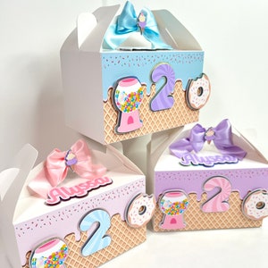 Candy Favor Boxes / Candyland Favor Boxes / Candyland Boxes / Candyland ...