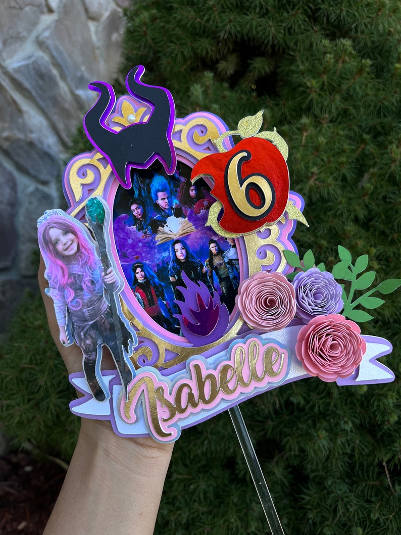 Descendants Cake Topper / Custom Descendants Cake Topper / - Etsy