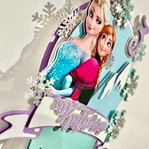 Frozen Cake Topper / Frozen 3D Topper / Frozen Topper / Frozen Birthday ...