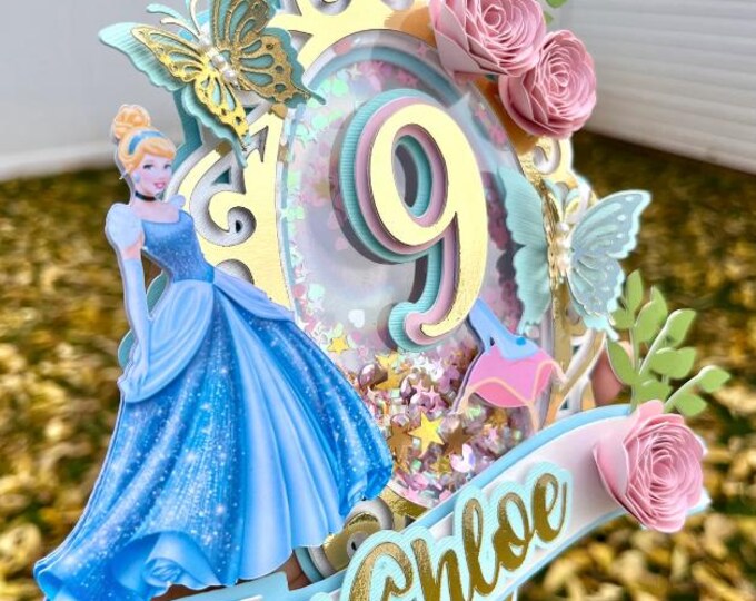 Princess Cake Topper / Princess Topper / Tiana Cake Topper / Tiana ...