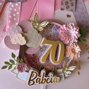 Women Cake Topper / Flowers Cake Topper / Birthday Cake Topper / Nature ...
