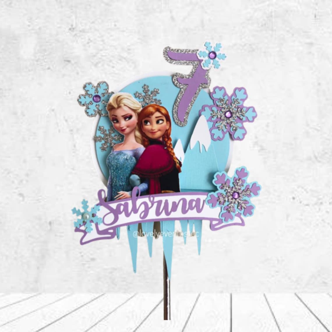 Frozen Cake Topper / Frozen 3D Topper / Frozen Topper / Frozen - Etsy