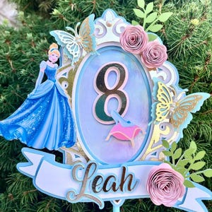 Princess Cake Topper / Princess Topper / Cinderella Cake Topper ...