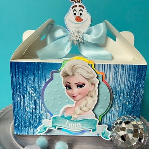 Frozen Favor Boxes/frozen Treat Box/frozen Birthday Party/frozen Party ...