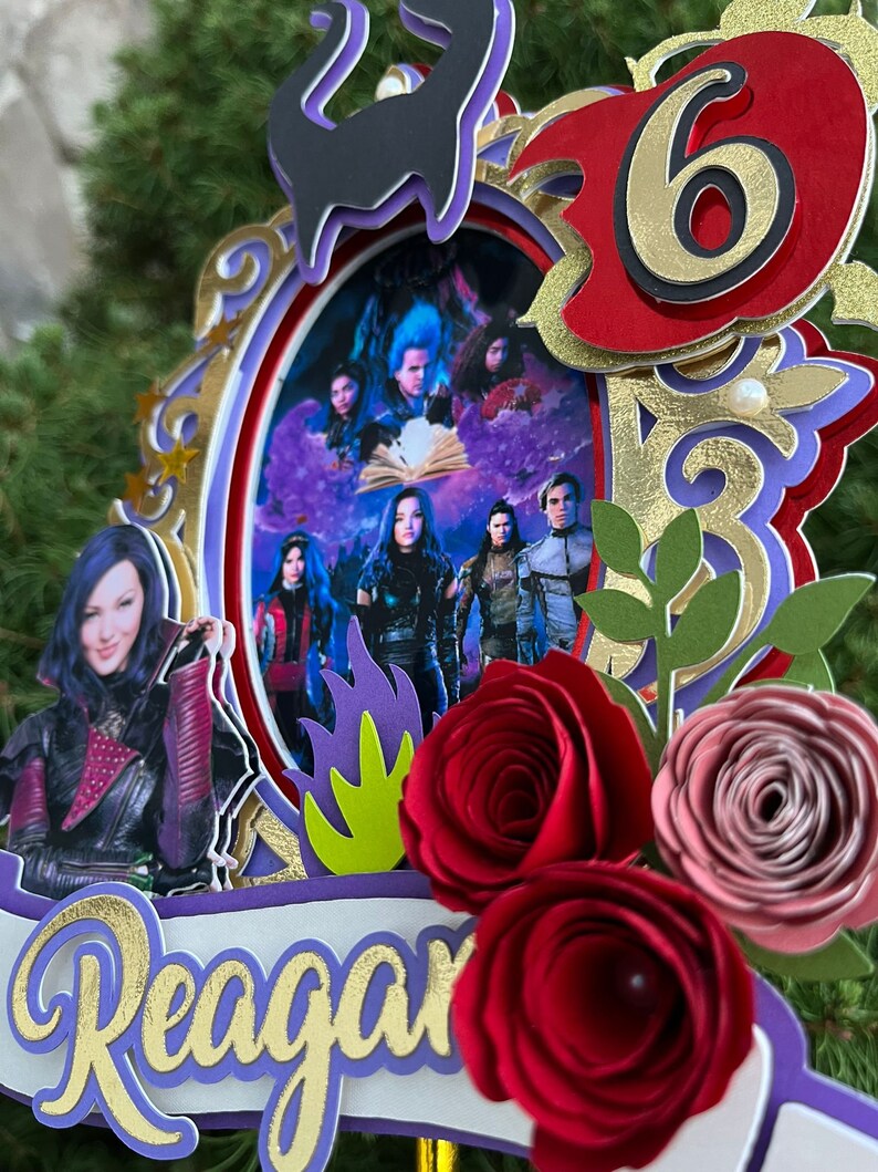 Descendants Cake Topper / Custom Descendants Cake Topper / - Etsy