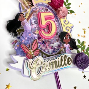 Charm Cake Topper / Isabella Cake Topper / Charm Party Decor/ Charm ...