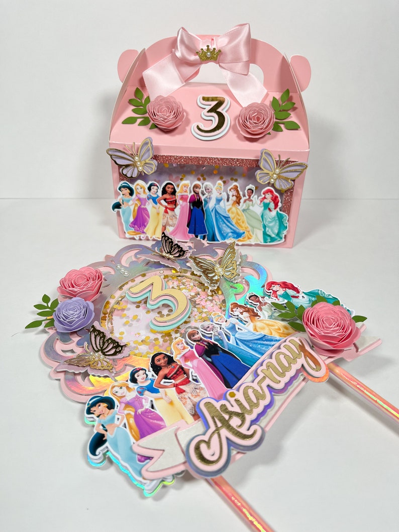 Princess Cake Topper / Princess Topper / Princess Shaker - Etsy