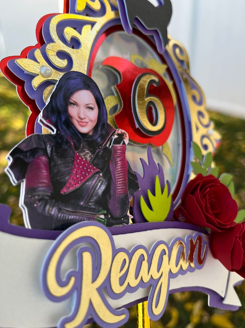 Descendants Cake Topper / Custom Descendants Cake Topper / - Etsy