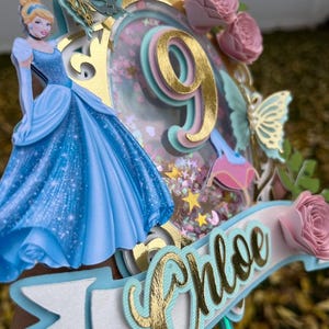 Princess Cake Topper / Princess Topper / Cinderella Cake Topper ...