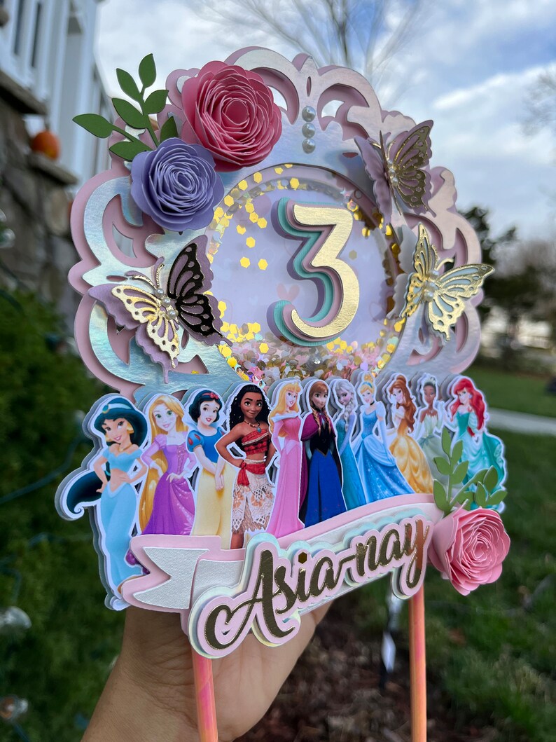 Princess Cake Topper / Princess Topper / Princess Shaker - Etsy