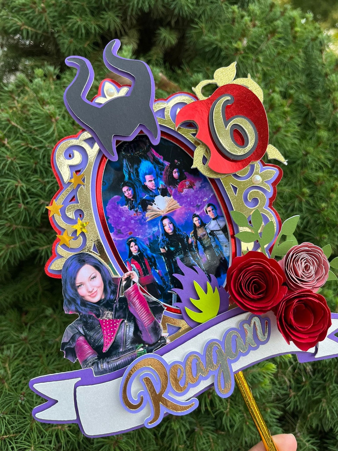 Descendants Cake Topper / Custom Descendants Cake Topper / - Etsy