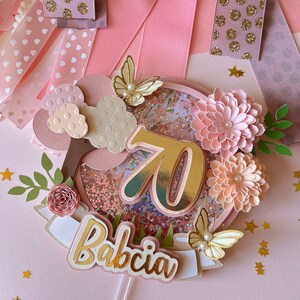 Women Cake Topper / Flowers Cake Topper / Birthday Cake Topper / Nature ...