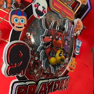 Five Nights at Freddy's Cake Topper / Five Nights at Freddys Birthday ...