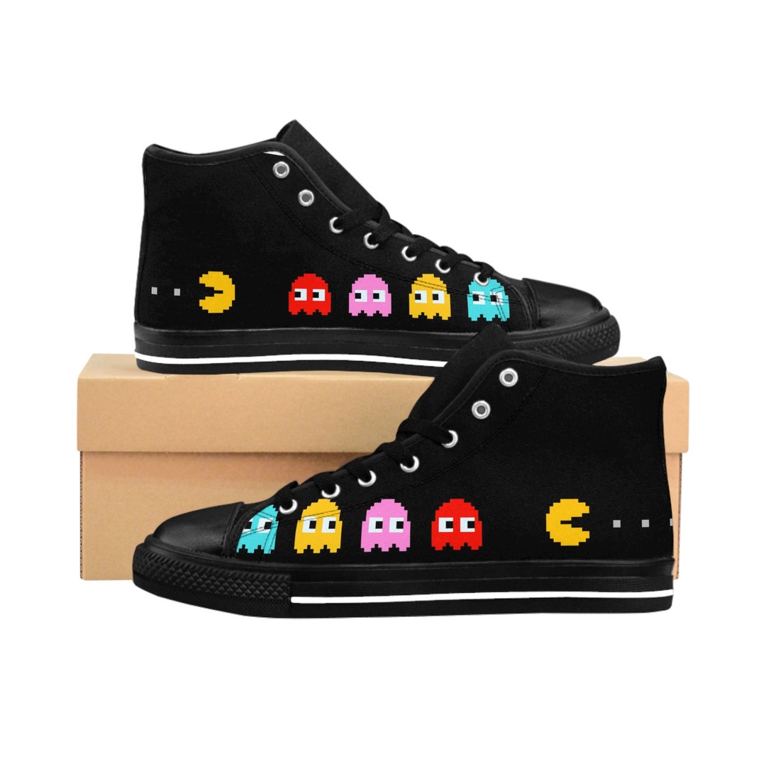 Pacman Men's Classic Sneakers - Etsy