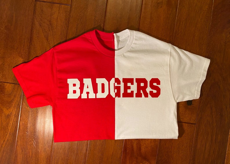 Half and Half College T Shirt - Etsy