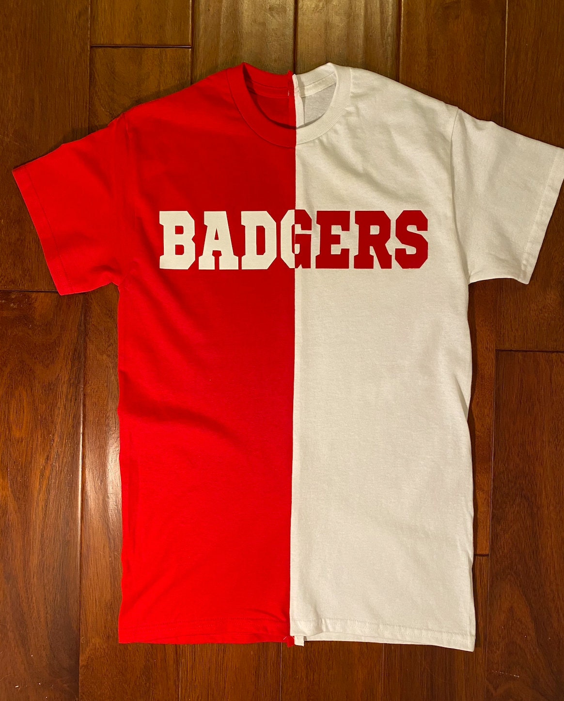 Half and Half College T Shirt - Etsy