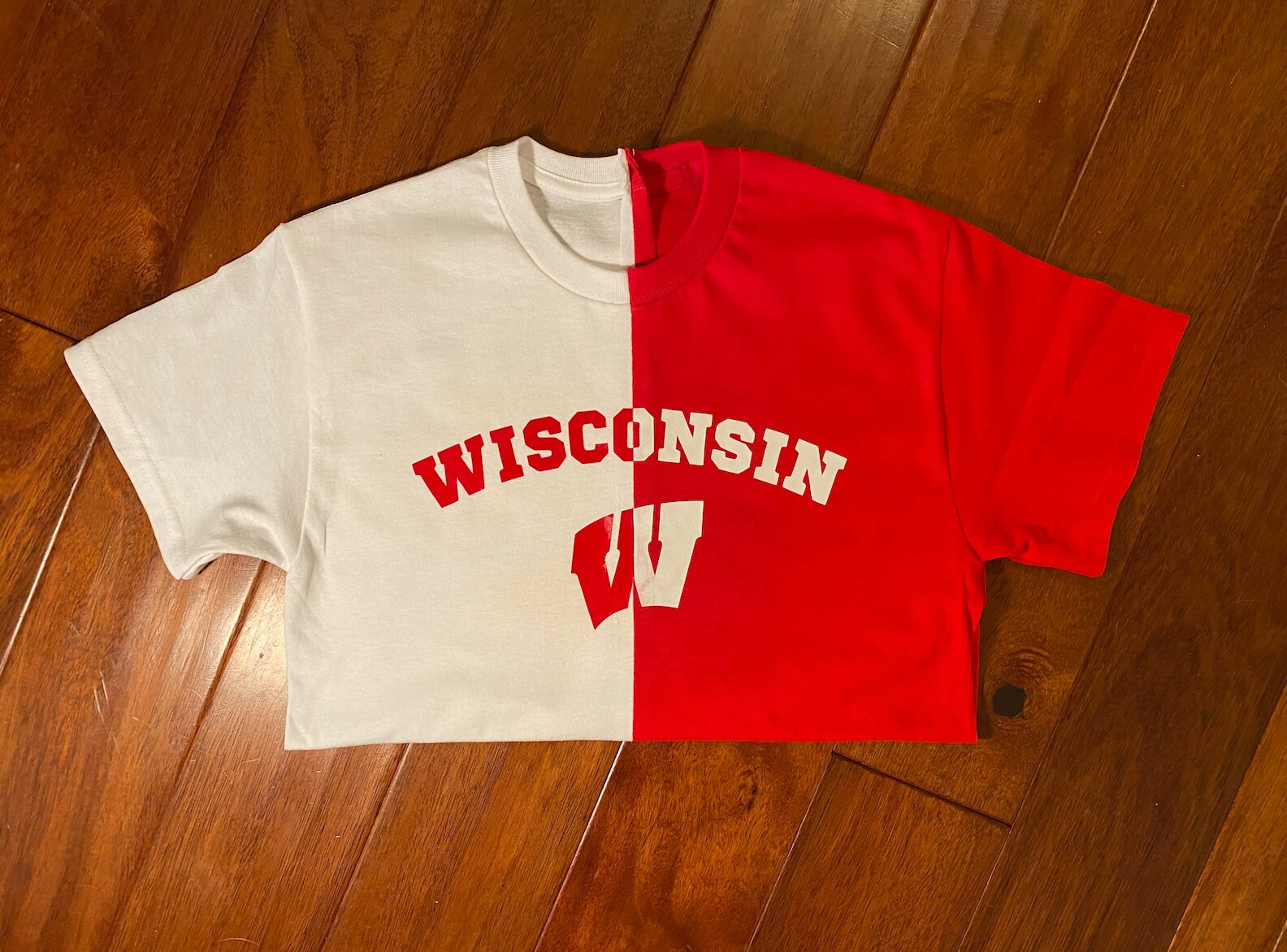 Half and Half College T Shirt - Etsy