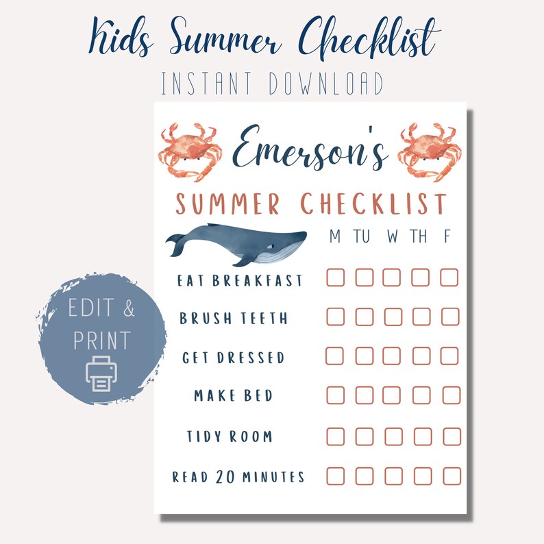 PRINTABLE Kids Chores Bundle Kids Daily Tasks Toddler - Etsy