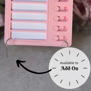 Daily to Do List for Kids in Blue, Sliding Tick List, Personalised ...