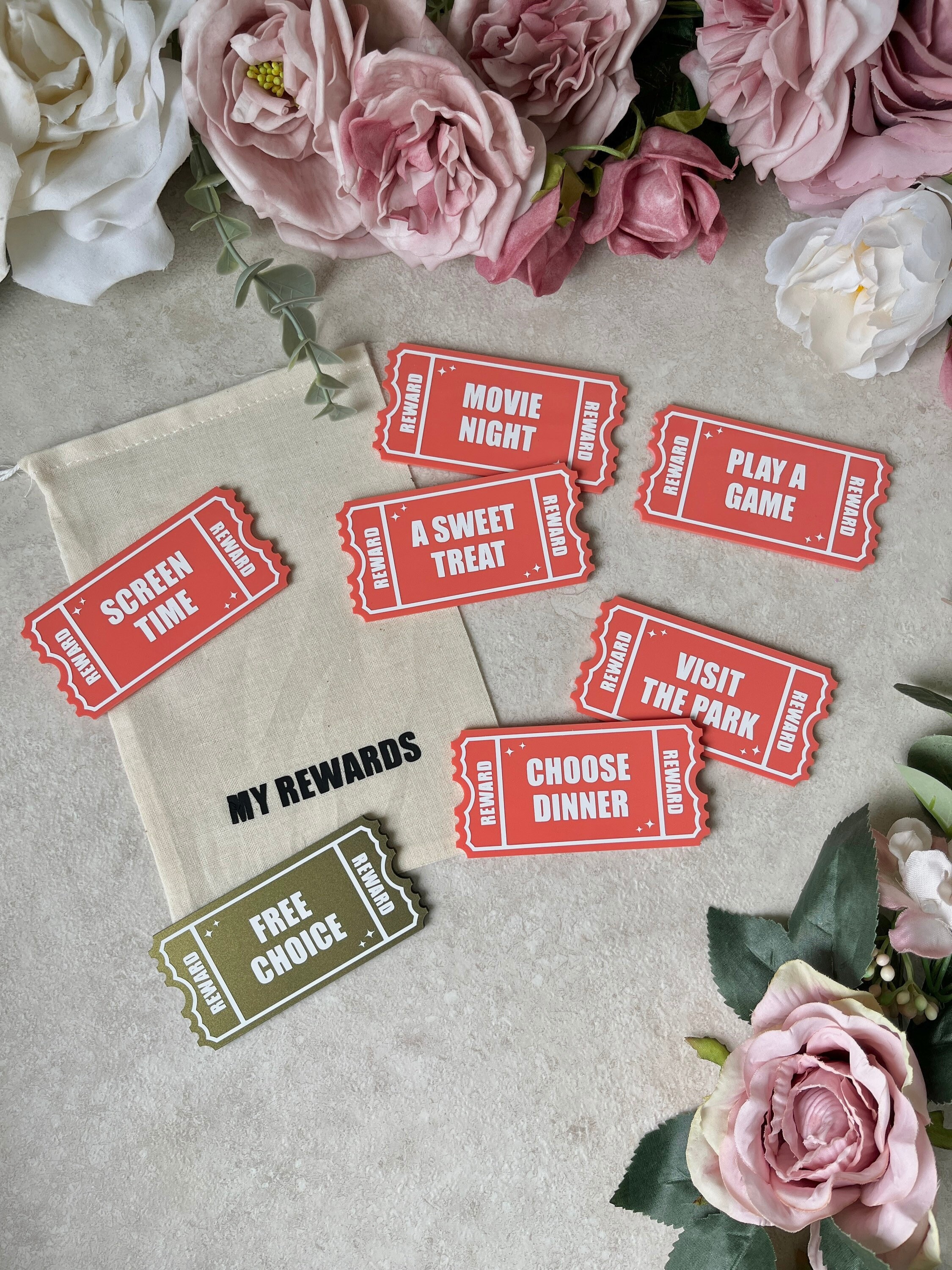 Reward Tokens for Kids Reward System for Good Behaviour and - Etsy UK