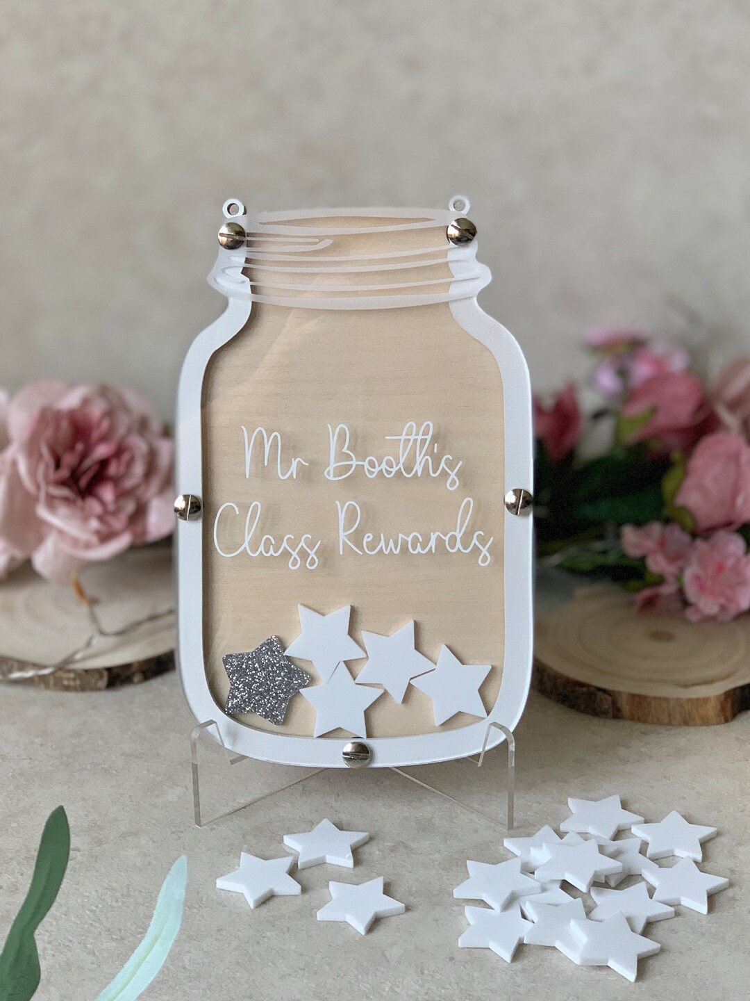 Class Reward Jar for New Teacher, Personalised Teacher Gift, Good ...