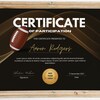Editable American Certificate, Printable Certificate Template American ...