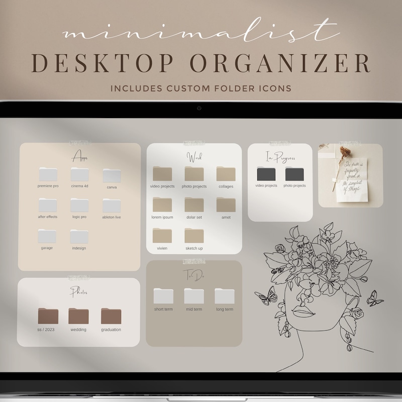 Computer Organizer - Etsy
