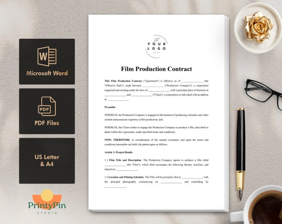Co Production Agreement Template