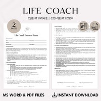 Coaching Client Welcome Packet, Client Onboarding Template, Canva ...